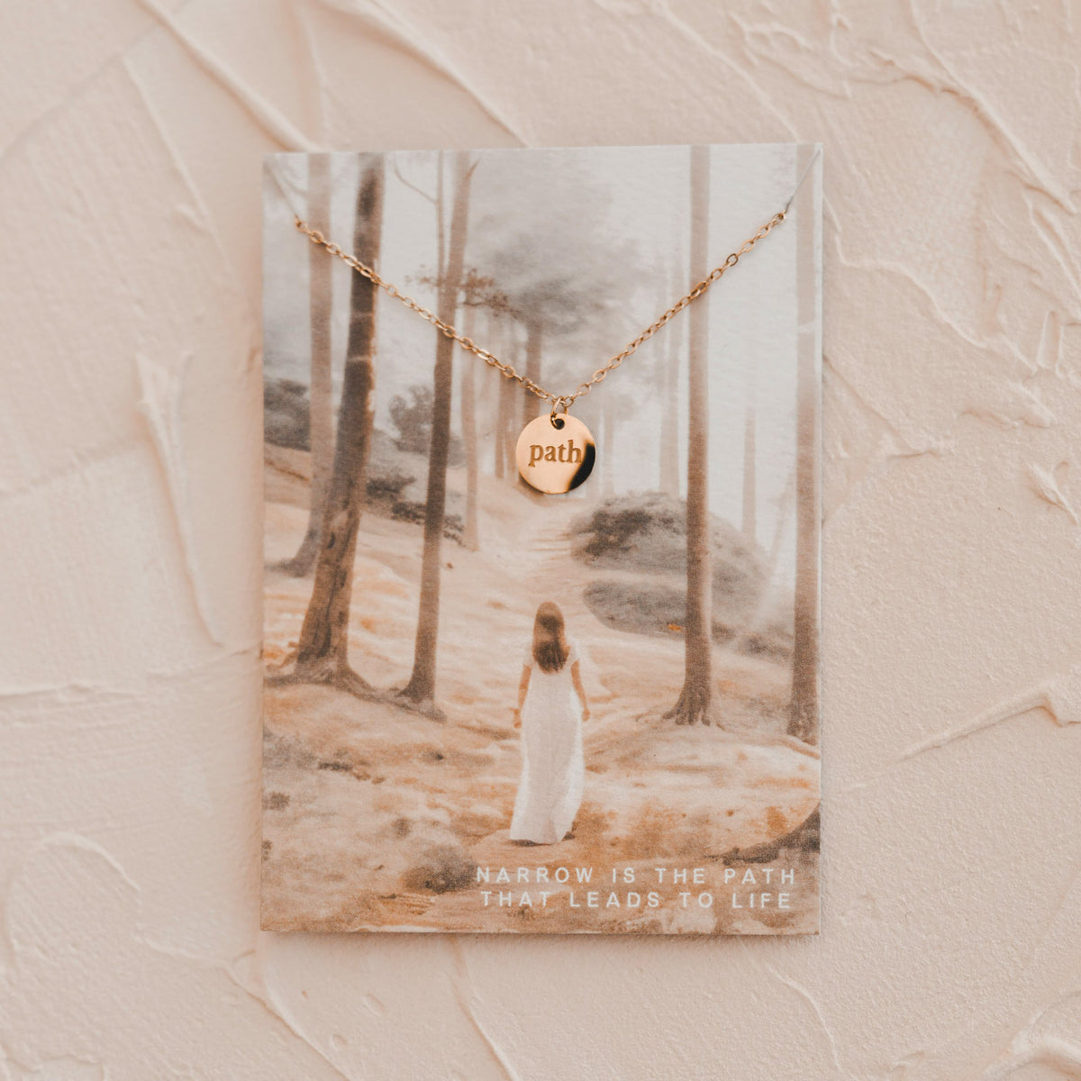 Path Disc Necklace – Dear Heart
