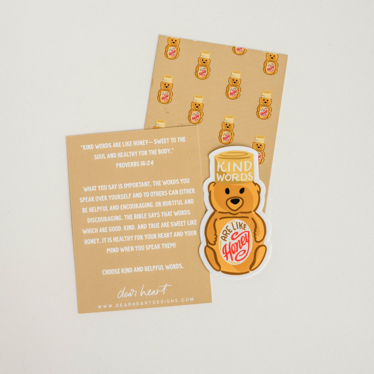 Kind Words Sticker – Dear Heart