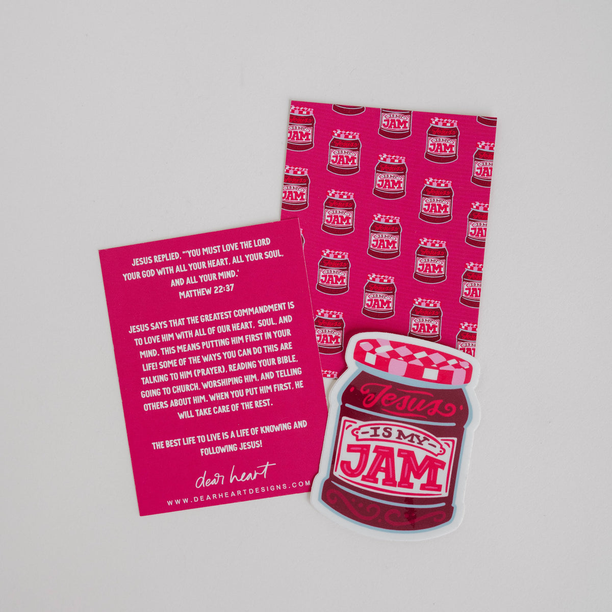 Jesus is My Jam Sticker – Dear Heart