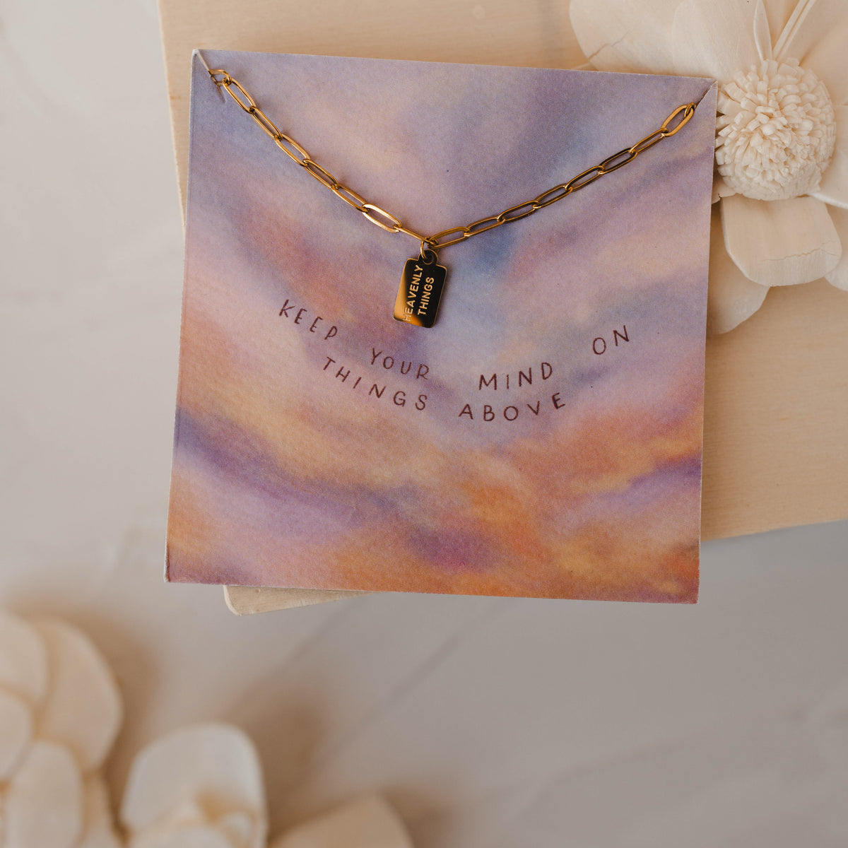 Heavenly Things Tag Necklace – Dear Heart