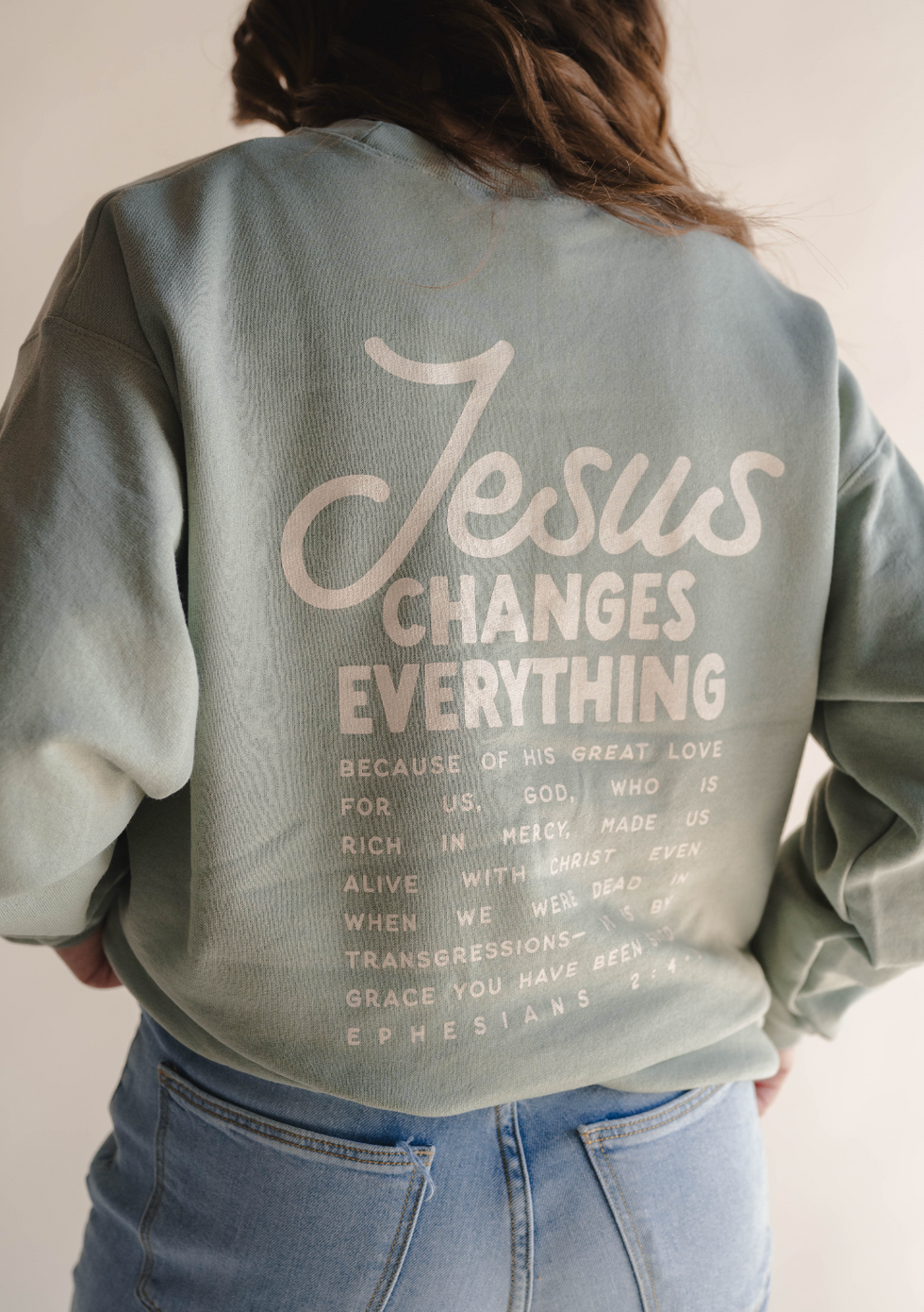 Jesus Changes Everything Pullover – Dear Heart